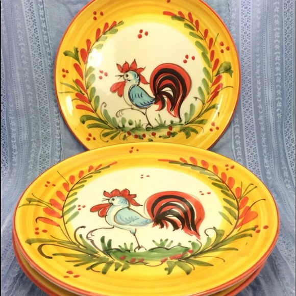 Fatto a Mano | Dining | 3 Fatto A Mano Casimo Primo Hand Painted ...